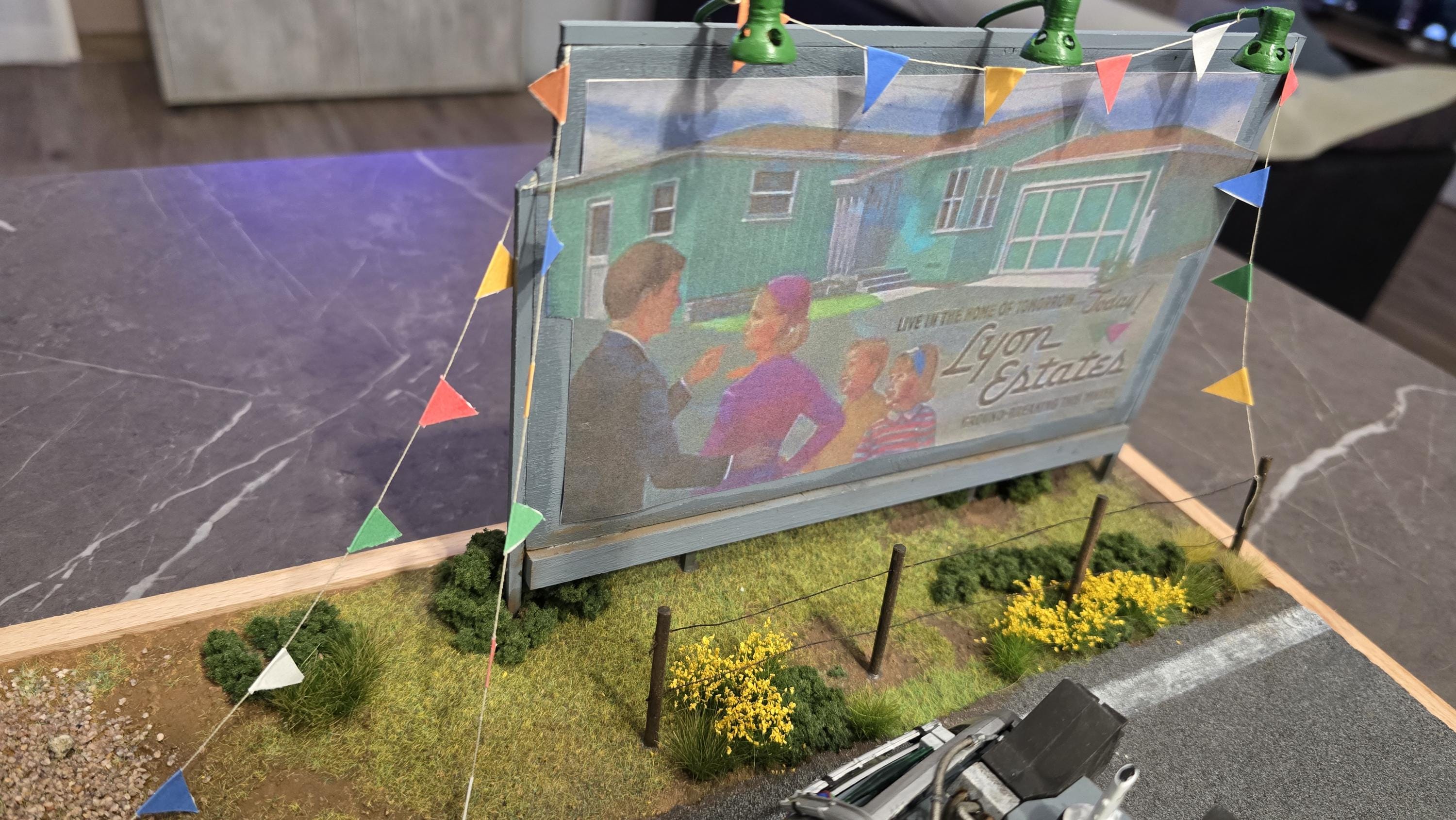 Diorama Back to the Future Handmade Including Plexiglass Case - Etsy
