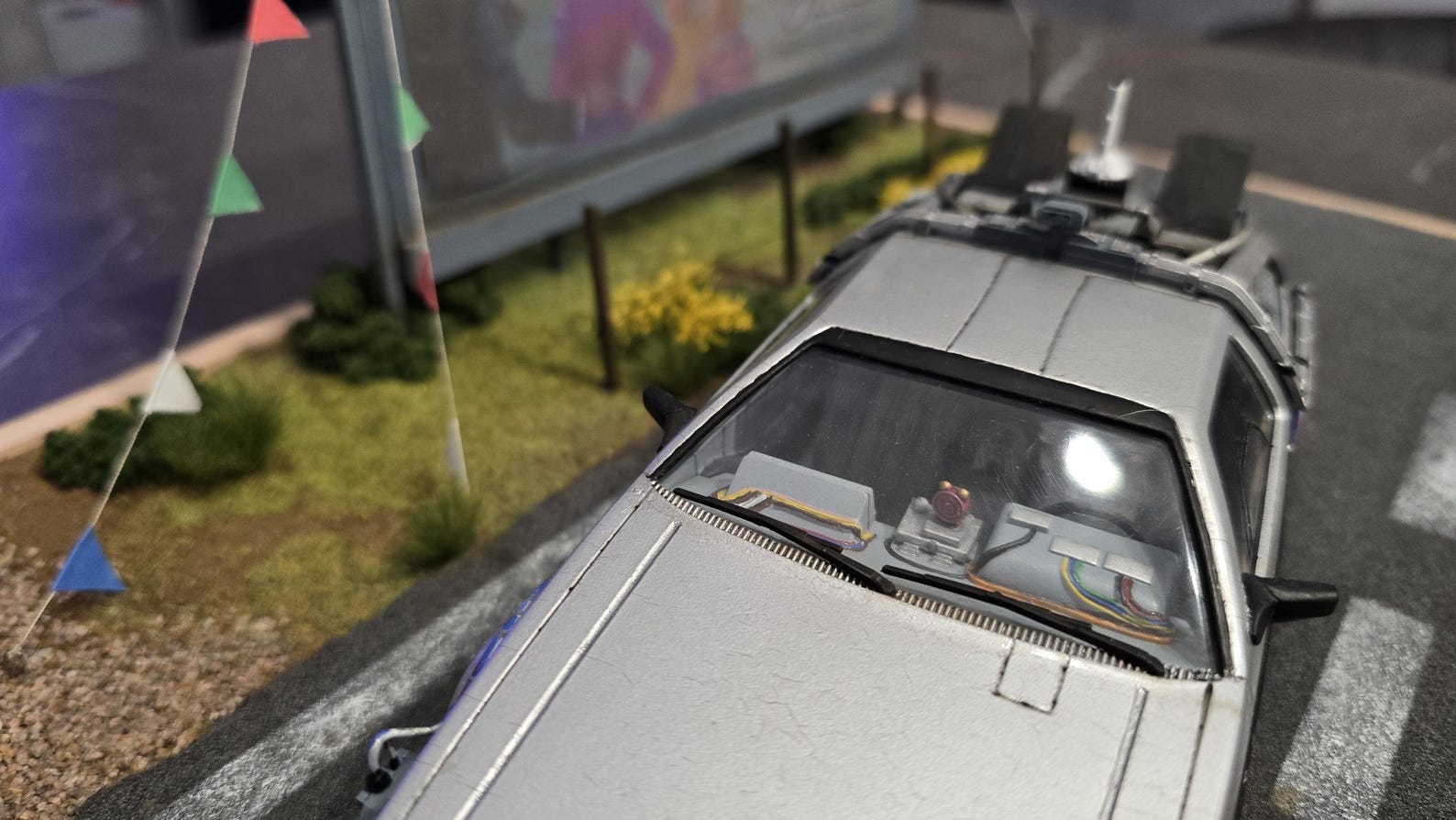 Diorama Back to the Future Handmade Including Plexiglass Case - Etsy