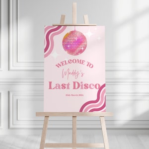 Last Disco Welcome Sign, Nashville Welcome Sign, Hens Party Welcome ...