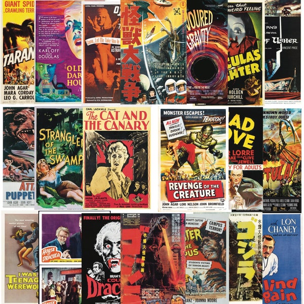 Horror Movie Poster - Etsy