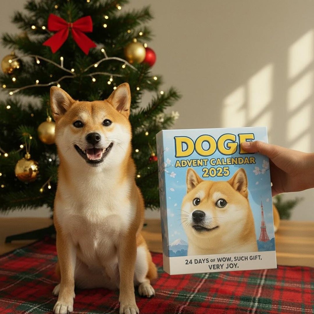 Doge Meme Advent Calendar 2025, Funny Dog Meme Calendar Box, Calendar ...
