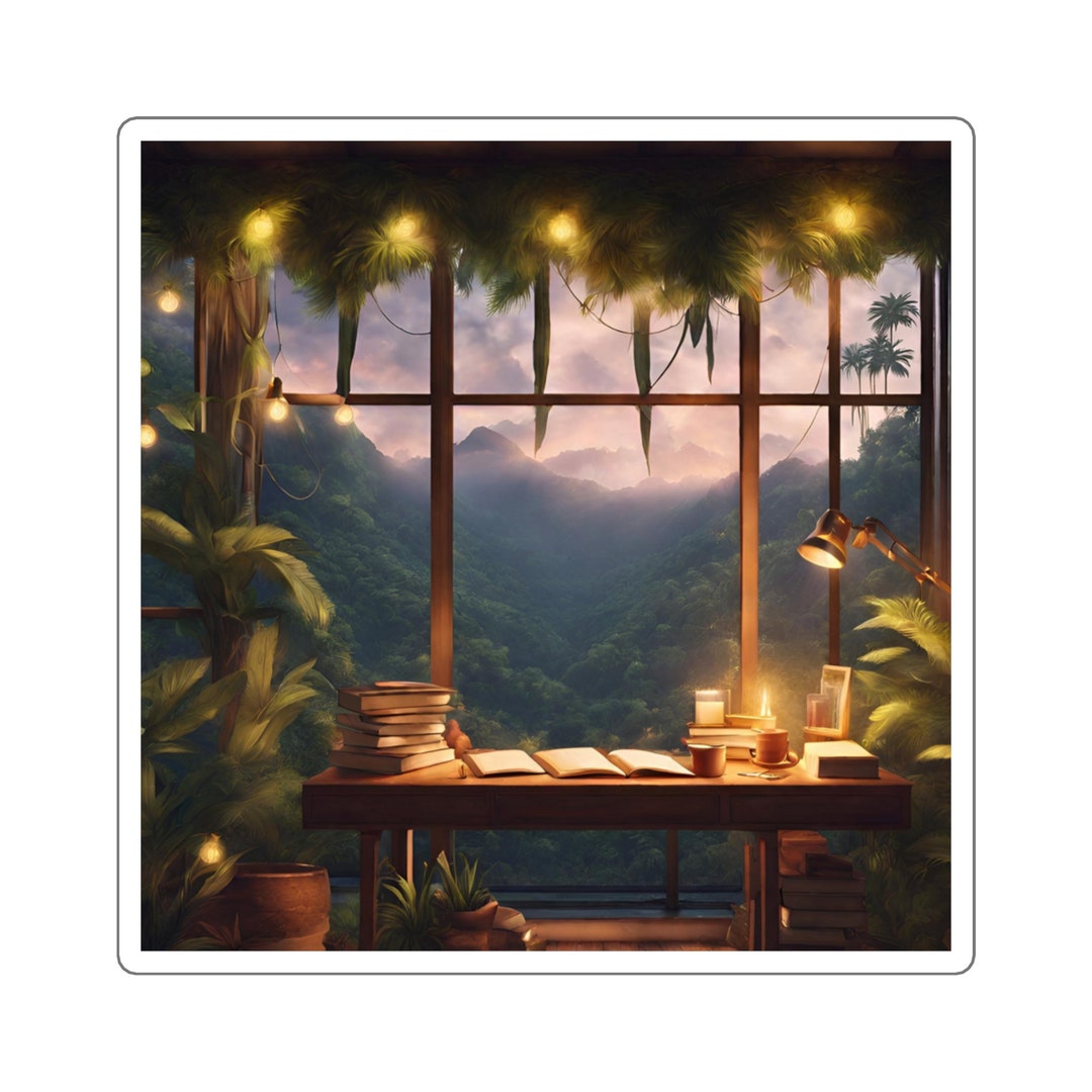 Lofi Sticker Cute,aesthetic Stickers Cozy, Cottagecore Art,y2k Sticker ...