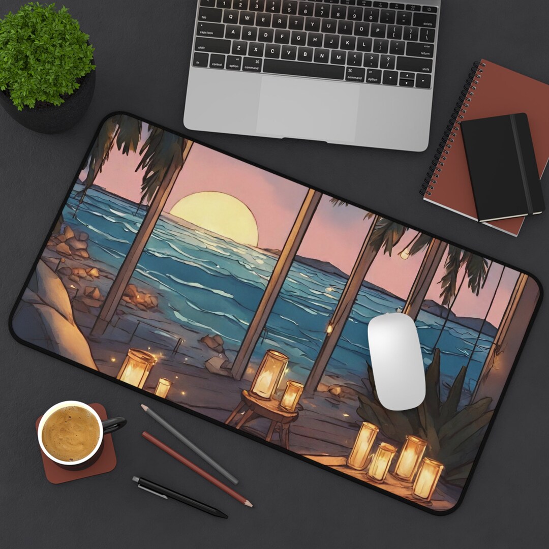 Cute Desk Mat,trendy Laptop Pad,kawaii Office Decor,large Desk Pad ...