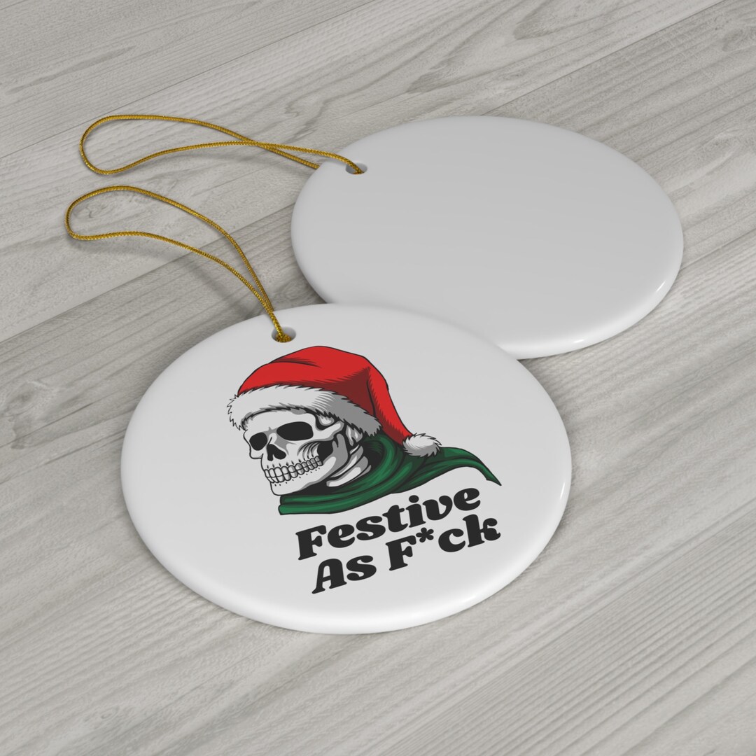 Skull Christmas Gift, Emo Christmas, Skeleton Christmas Ornament ...