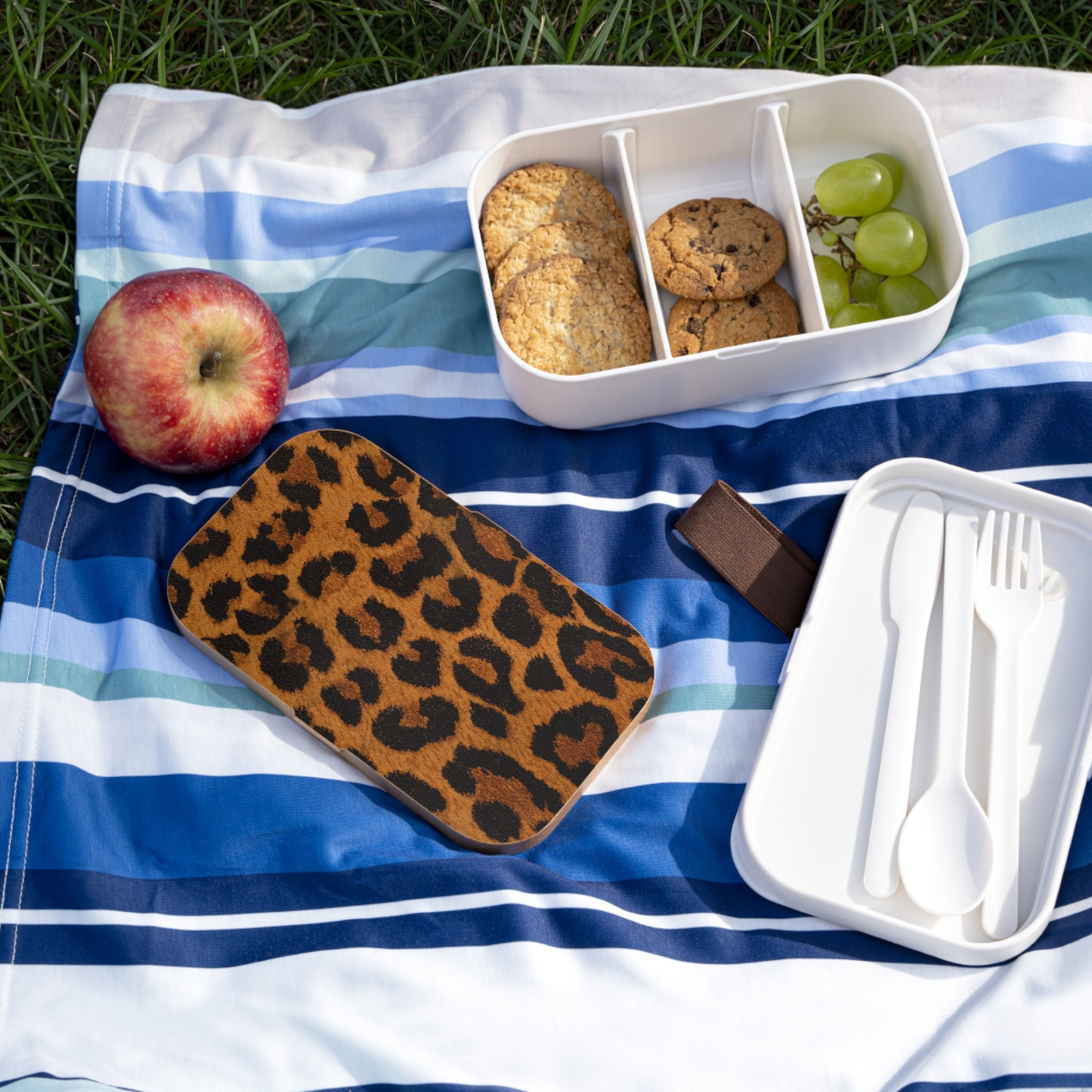 Cute Bento Box,leopard Print Lunch Box,cheetah Print Japanese Bento Box ...