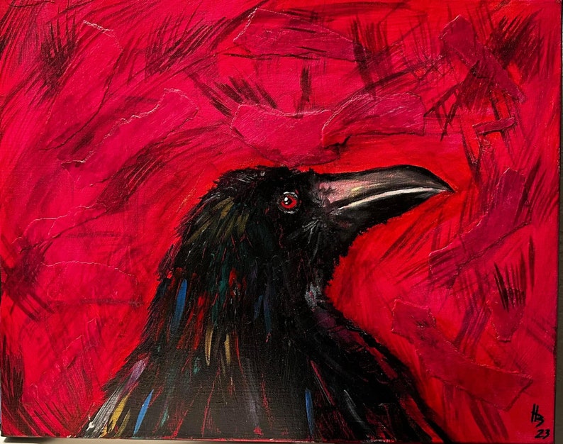 Raven Red - Etsy