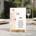 Wildflower Wedding Table Numbers Template, Printable Table Numbers ...