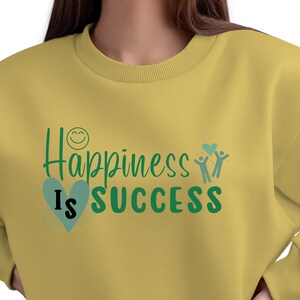 Happiness is Success SVG, Empowerment SVG, Motivational Quote ...