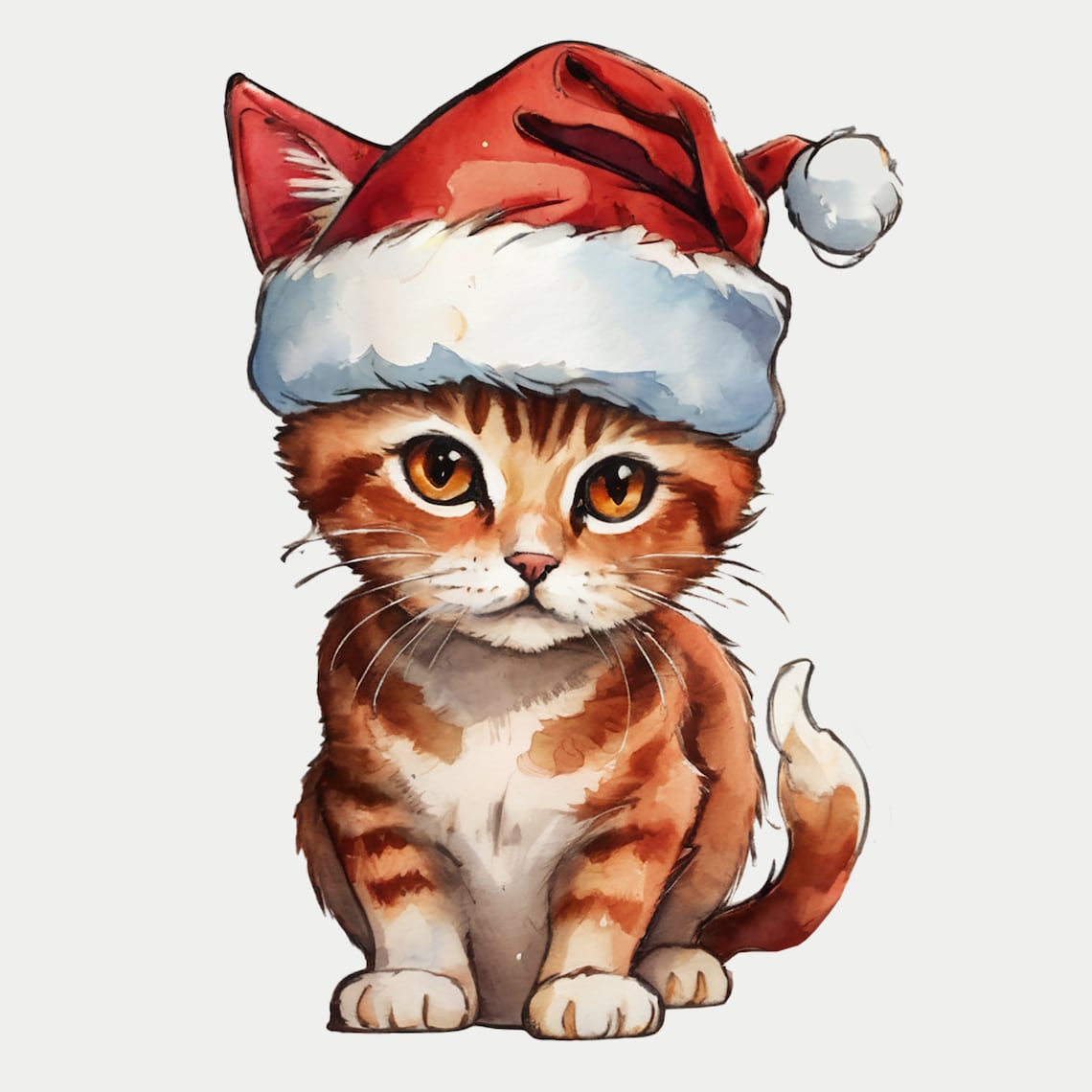 Christmas Clipart Cat Clipart Dog Clipart Pet Clipart Cute - Etsy