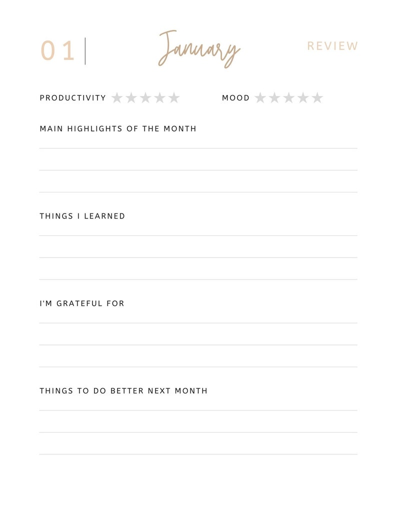 2024 Planner New Year Calendar Digital Downloadable Product Digital ...