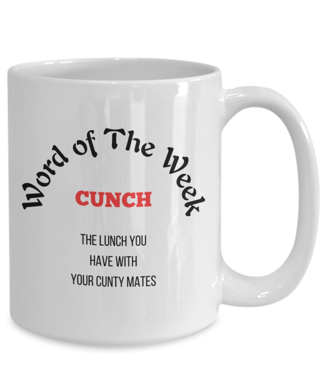 Word of the Week Cunch, the Lunch You Have With Your Cunty Mates - Etsy