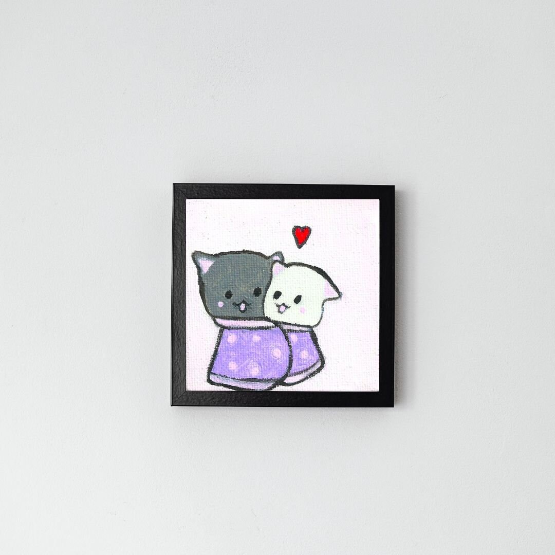 Printable Mini Painting Digital Instant Download Acrylic - Etsy