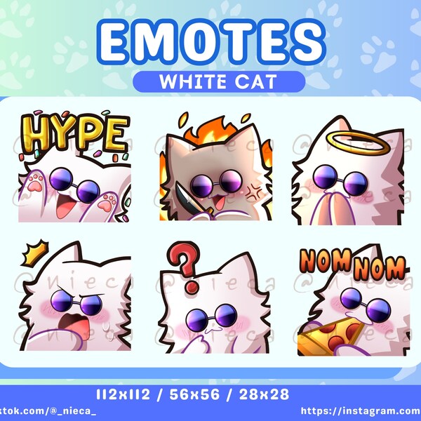 Twitch Emote Pack Glasses - Etsy