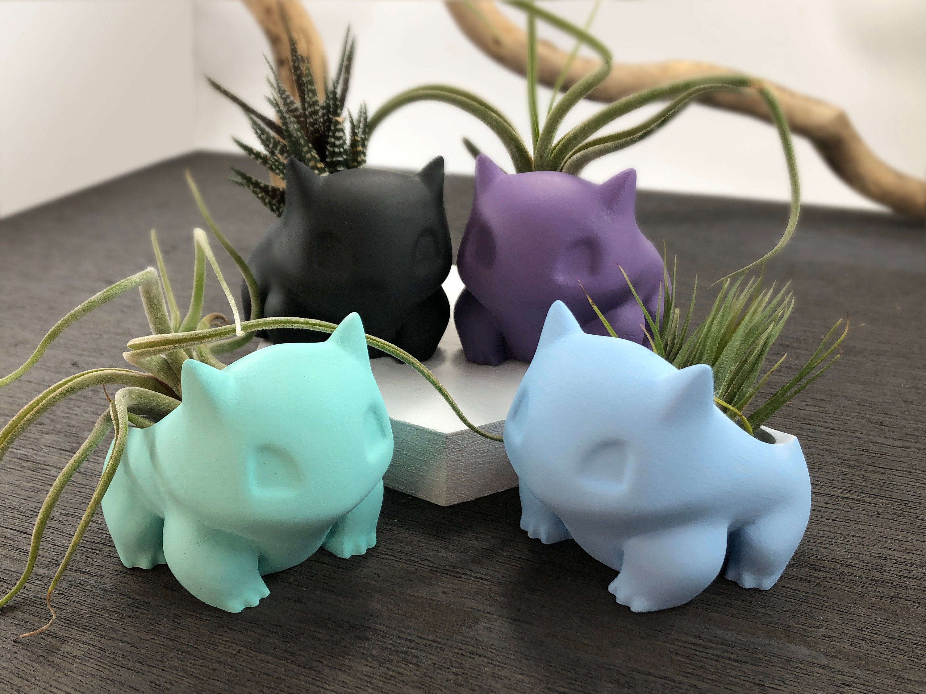 Small Bulbasaur Planter Concrete Planter Pokemon Planter Pokemons Gift ...