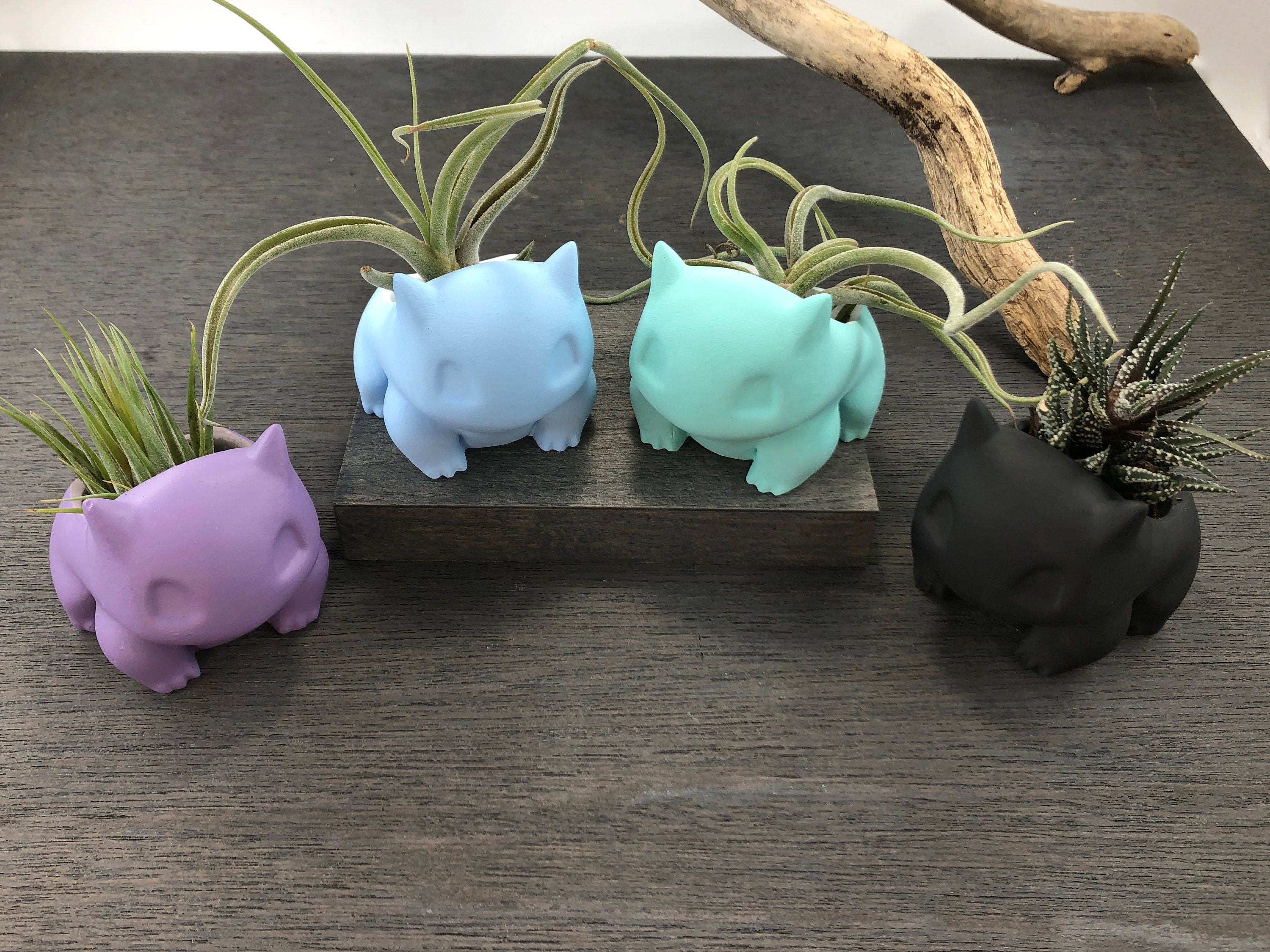 Small Bulbasaur Planter Concrete Planter Pokemon Planter Pokemons Gift ...
