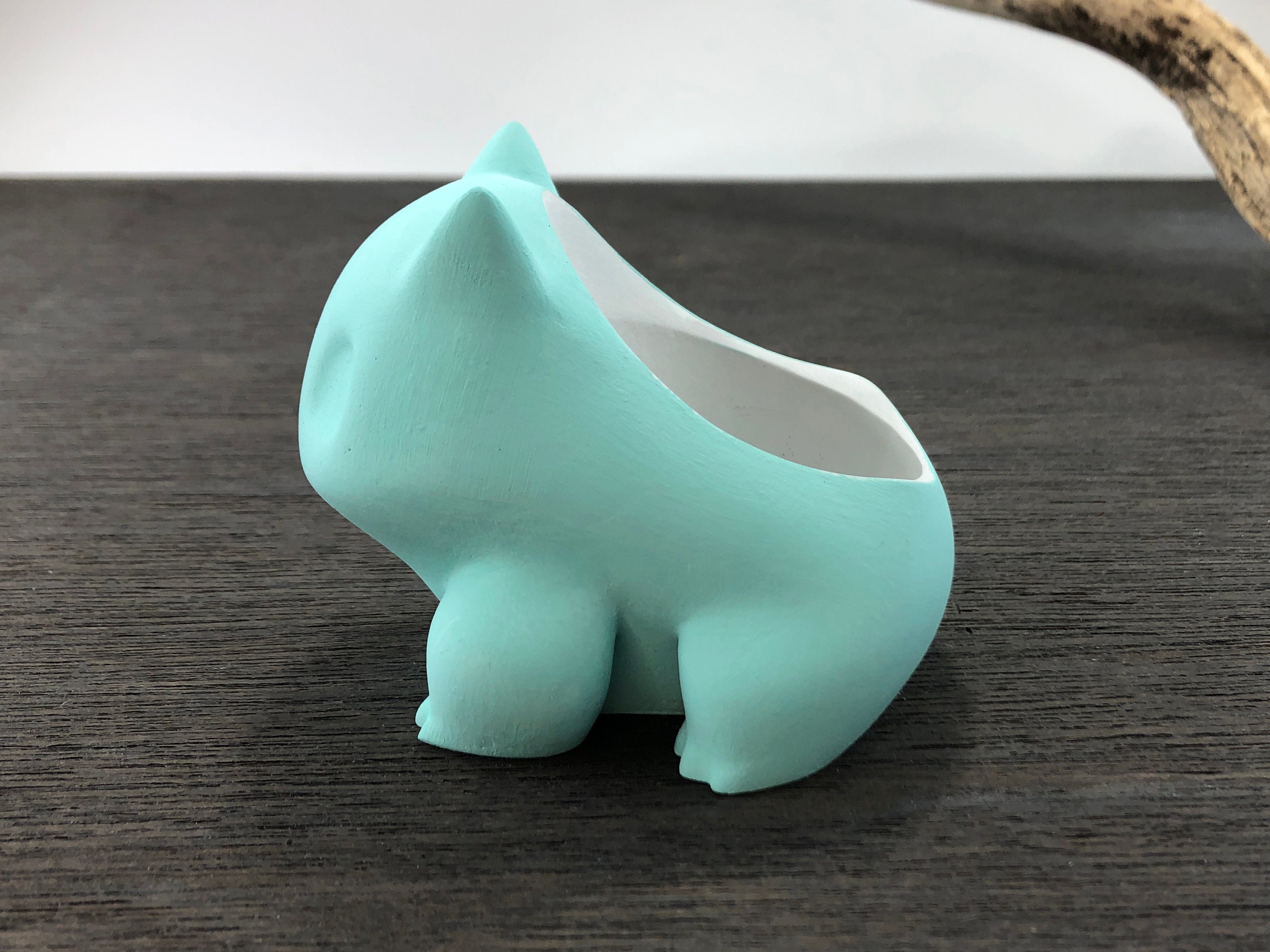 Small Bulbasaur Planter Concrete Planter Pokemon Planter Pokemons Gift ...