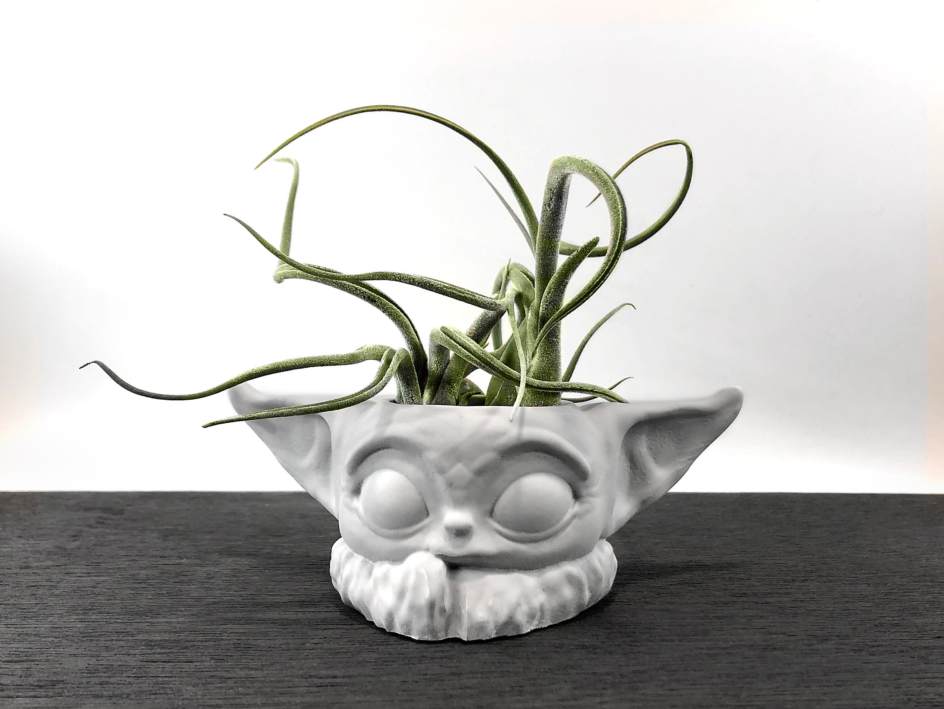 Baby Yoda Planter Concrete Planter Star Wars Gift Cute Desk Planter Air ...