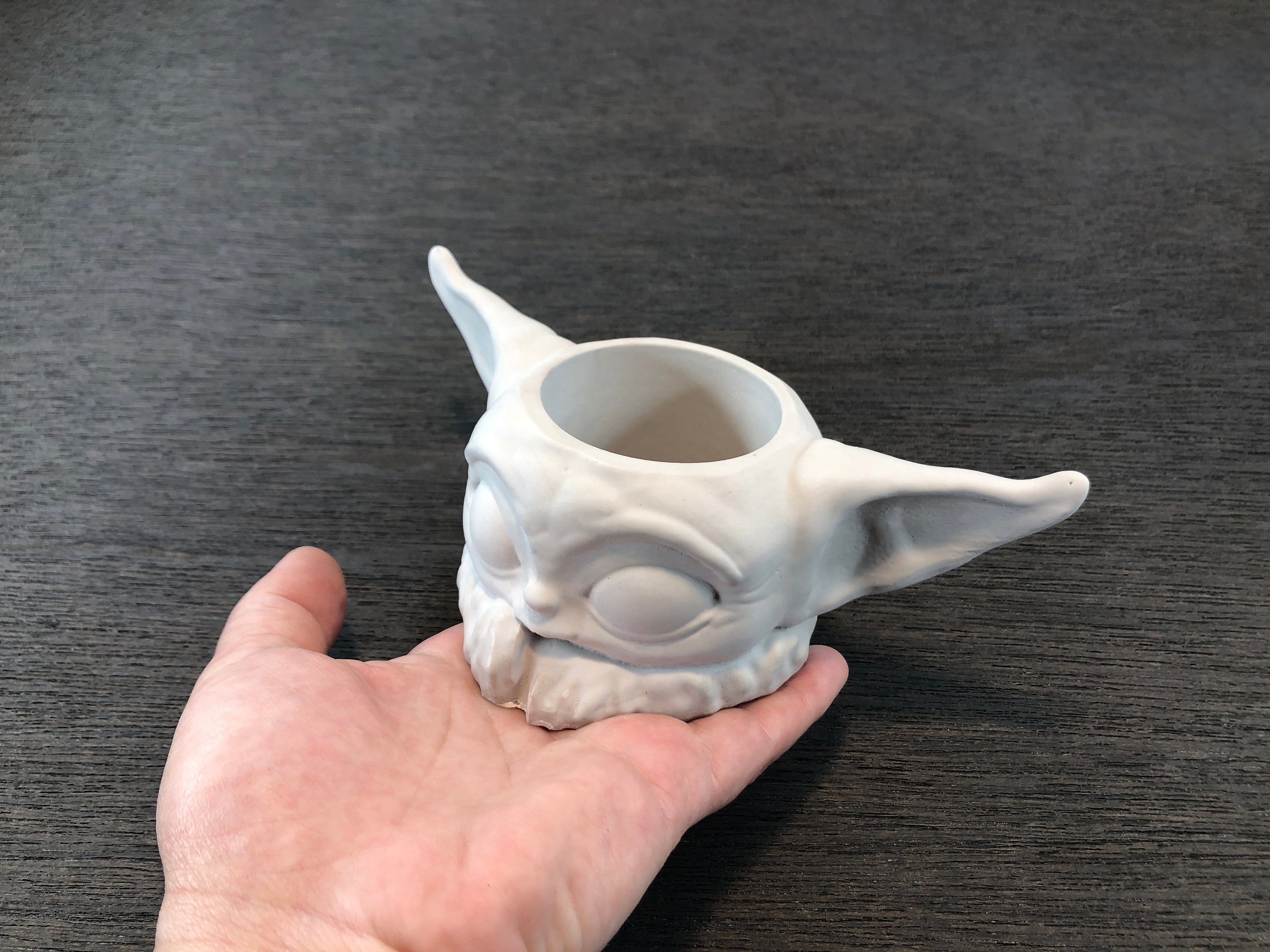 Baby Yoda Planter Concrete Planter Star Wars Gift Cute Desk Planter Air ...
