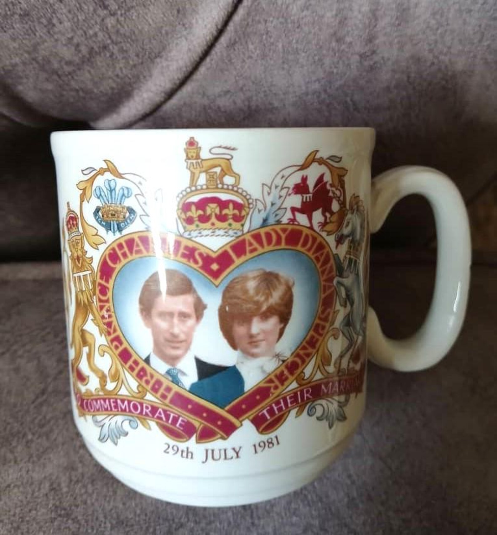 1981 Vintage HRH Prince Charles & Princess Diana Royal Wedding ...