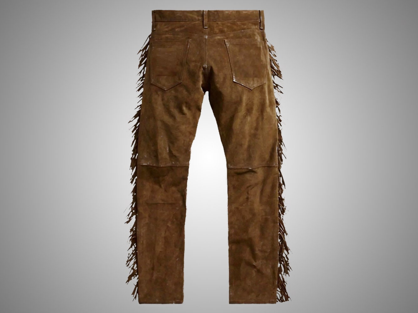 Handmade Beaded Suede Leather Cowboy Pants: Western Fringe Chap - Etsy