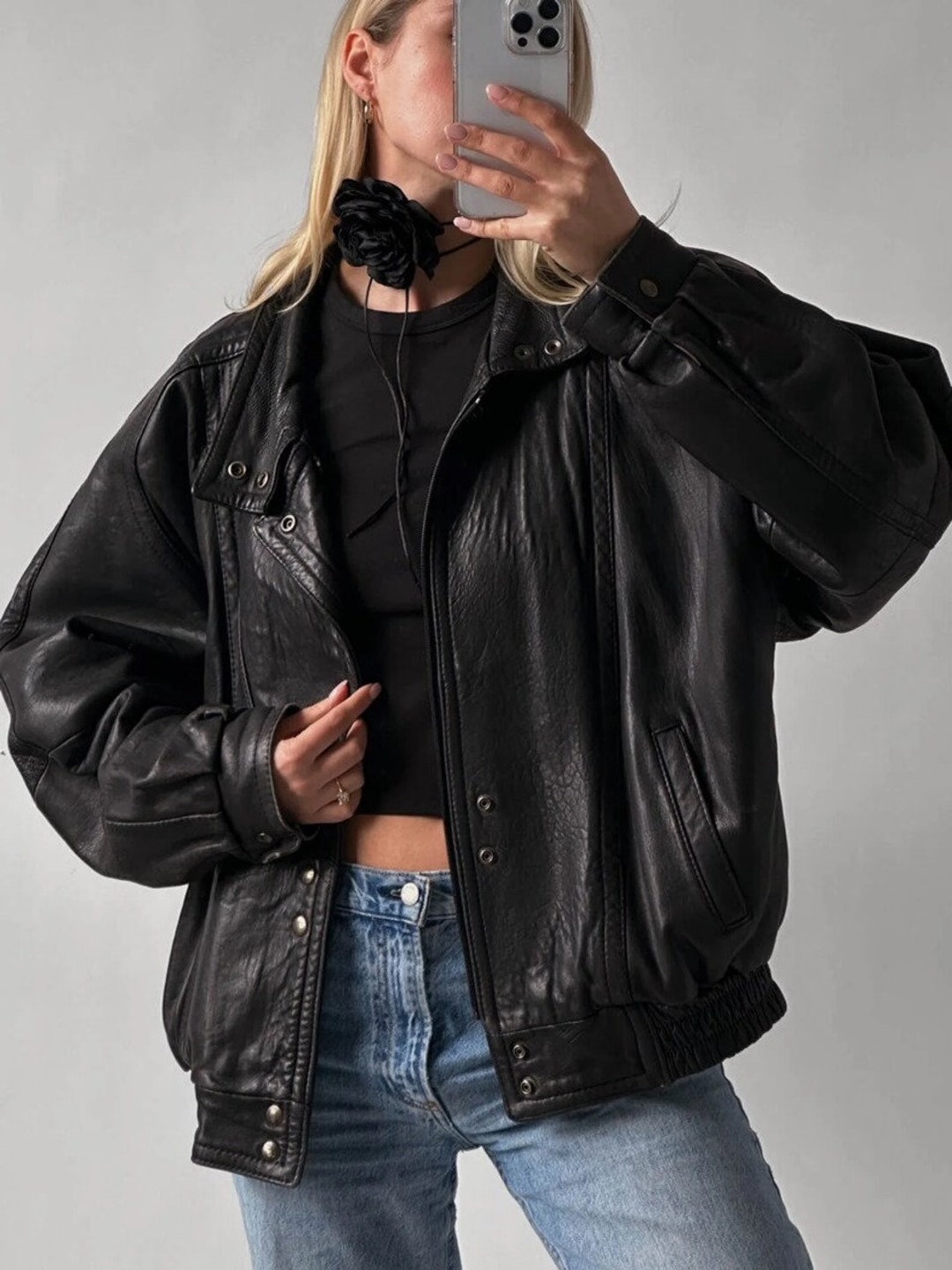 90's Womens Vintage Oversized Straight Jacket Women - Etsy