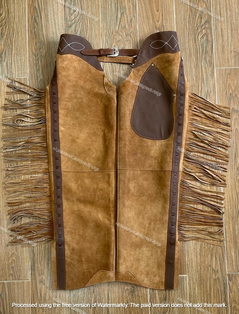 Native American Western Cowboy Chap Horse Riding Chap, Handmade Western ...