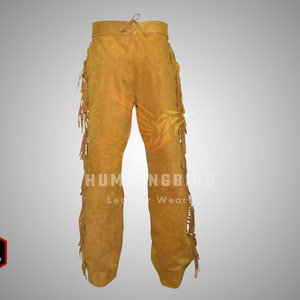Men's Buckskin Suede Leather Pants: Western Cowboy Style - Etsy
