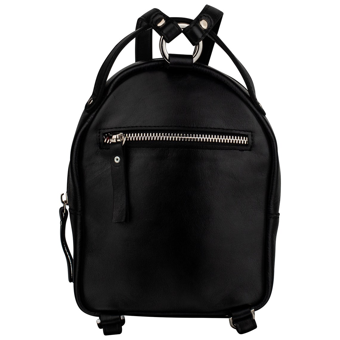 Women's Leather Backpack, Leather Mini Backpack for Girls, Custom Rucksack, for Women ...