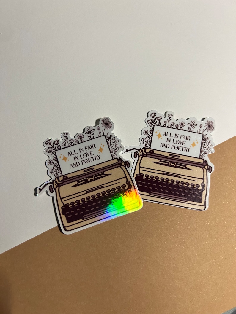 All is Fair in Love and Poetry Sticker Taylor Swift Sticker Taylor ...