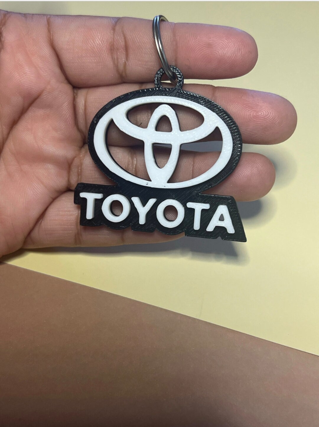 Toyota Car Keychain Handmade Gift, 3D Printed Enthusiast Key Ring, Car ...