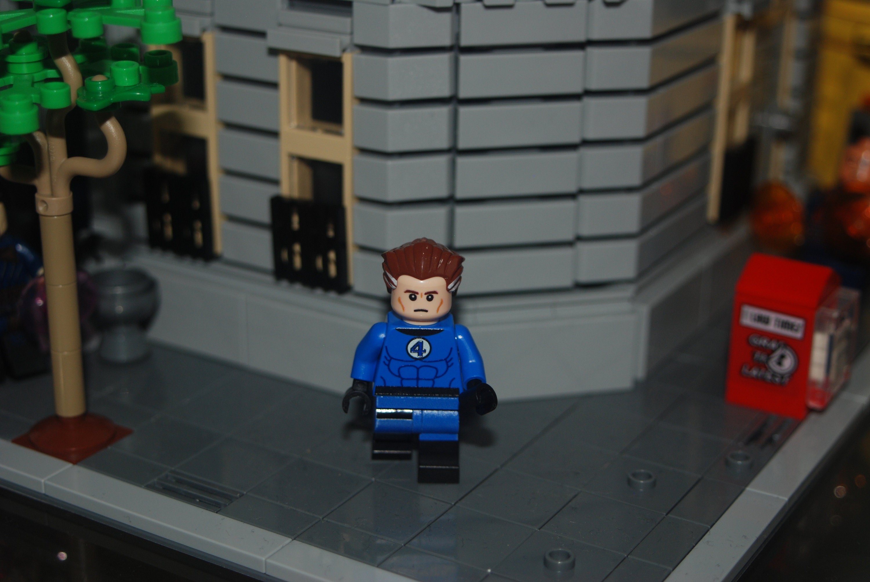 Mr Fantastic Custom Lego Minifigure - Etsy