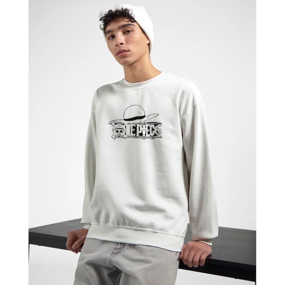 One Piece Wanted Ruffy Pullover Back/front Print Stylish Hoodie for ...
