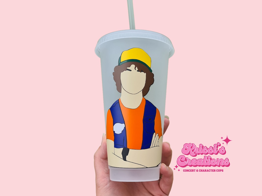 Dustin Henderson Stranger Things 24oz Cold Cup / Starbucks Tumbler ...