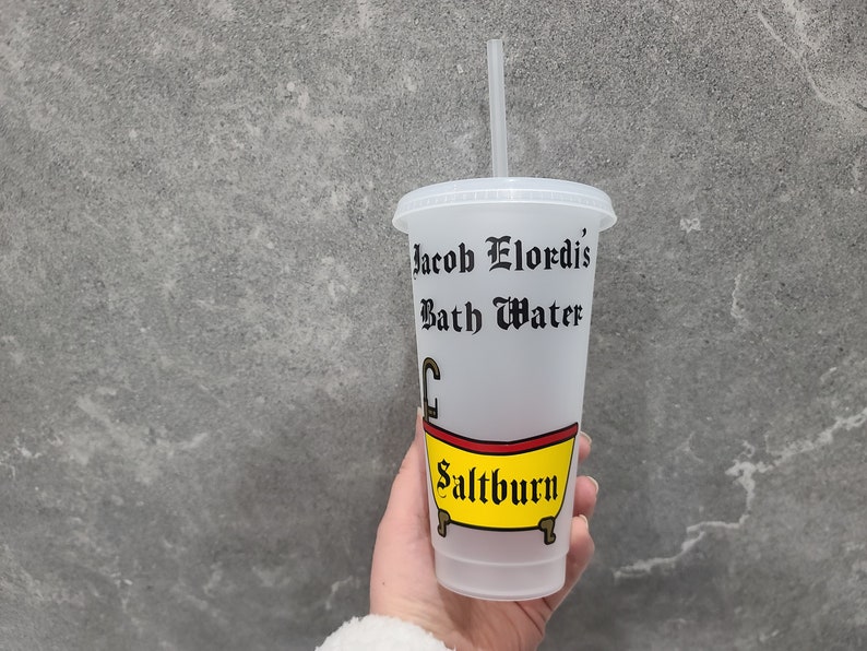 Jacob Elordi's Bath Water Saltburn Personalised 24oz Cold Cup ...