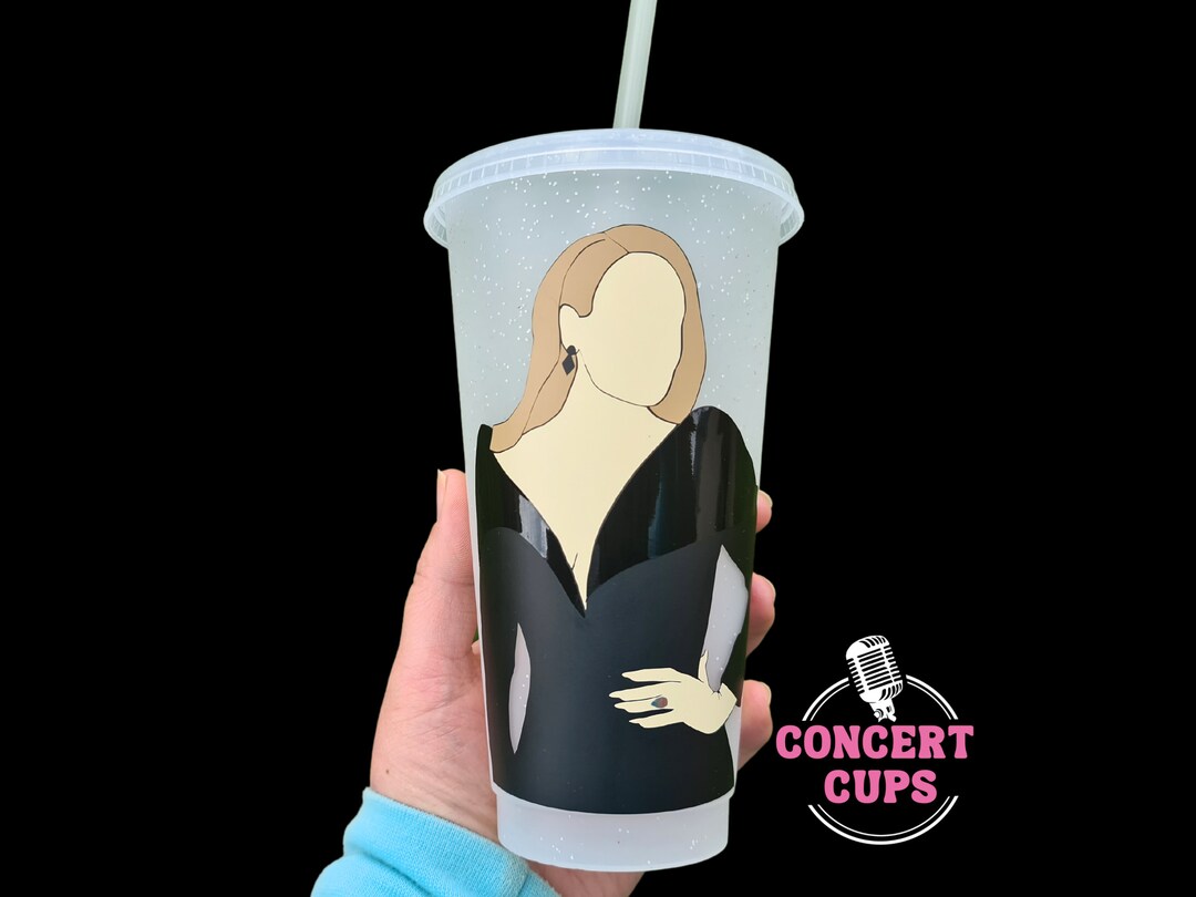 Singer Cold Cup / Singer Starbucks Glitter Tumbler 24oz - Etsy