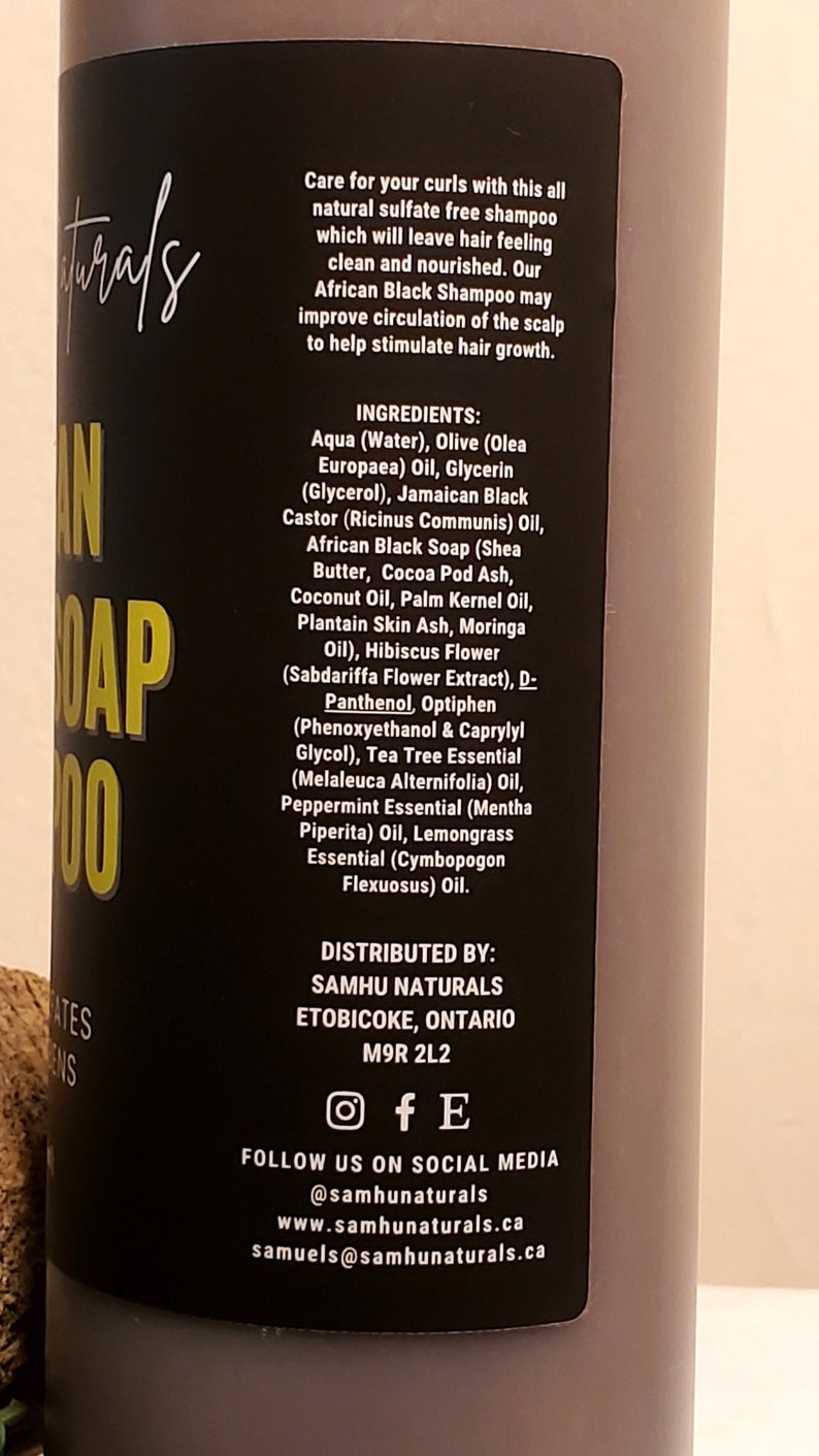 African Black Soap Shampoo - Etsy