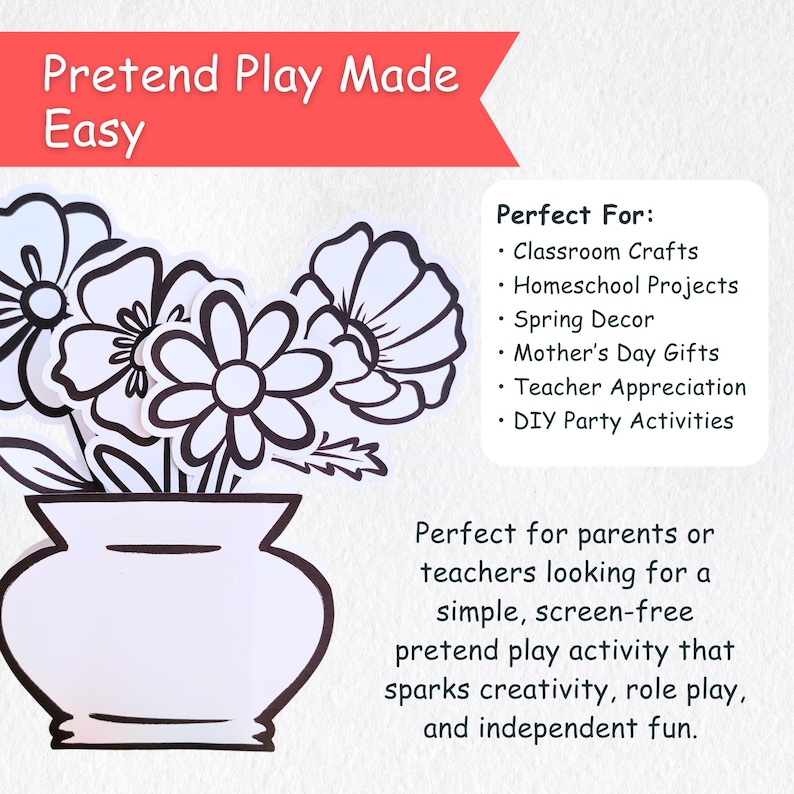 Flower Market Signs Printable, Kids Pretend Play Market, Flower Shop ...