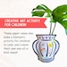 2D Paper Vase Covers: Cartoon Floral Decorations (PDF Printables ...