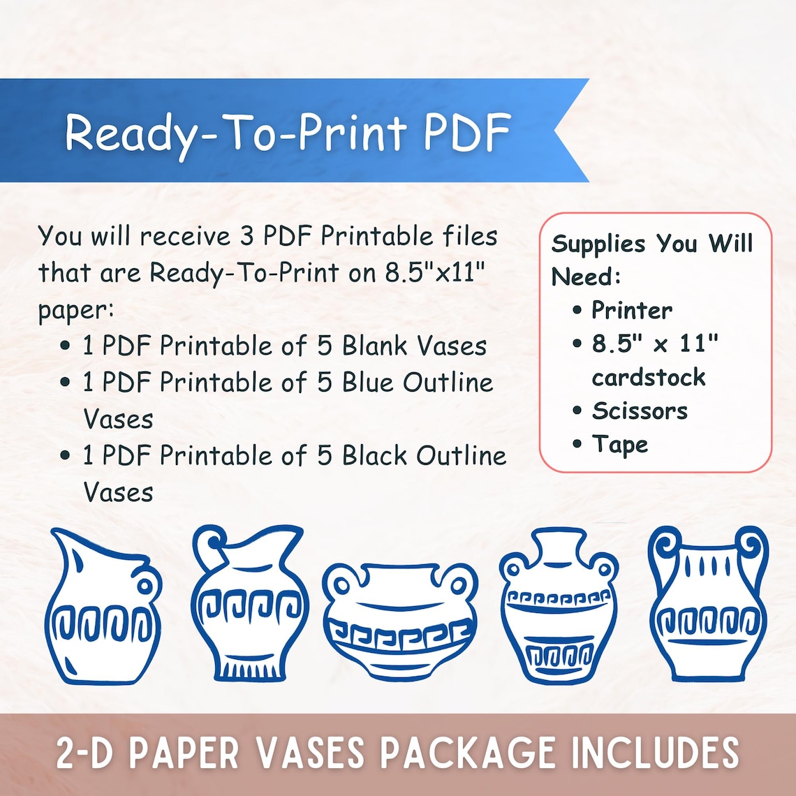 Charybdis Paper Vase Cover: Greek Whirlpool Design (PDF Printable ...