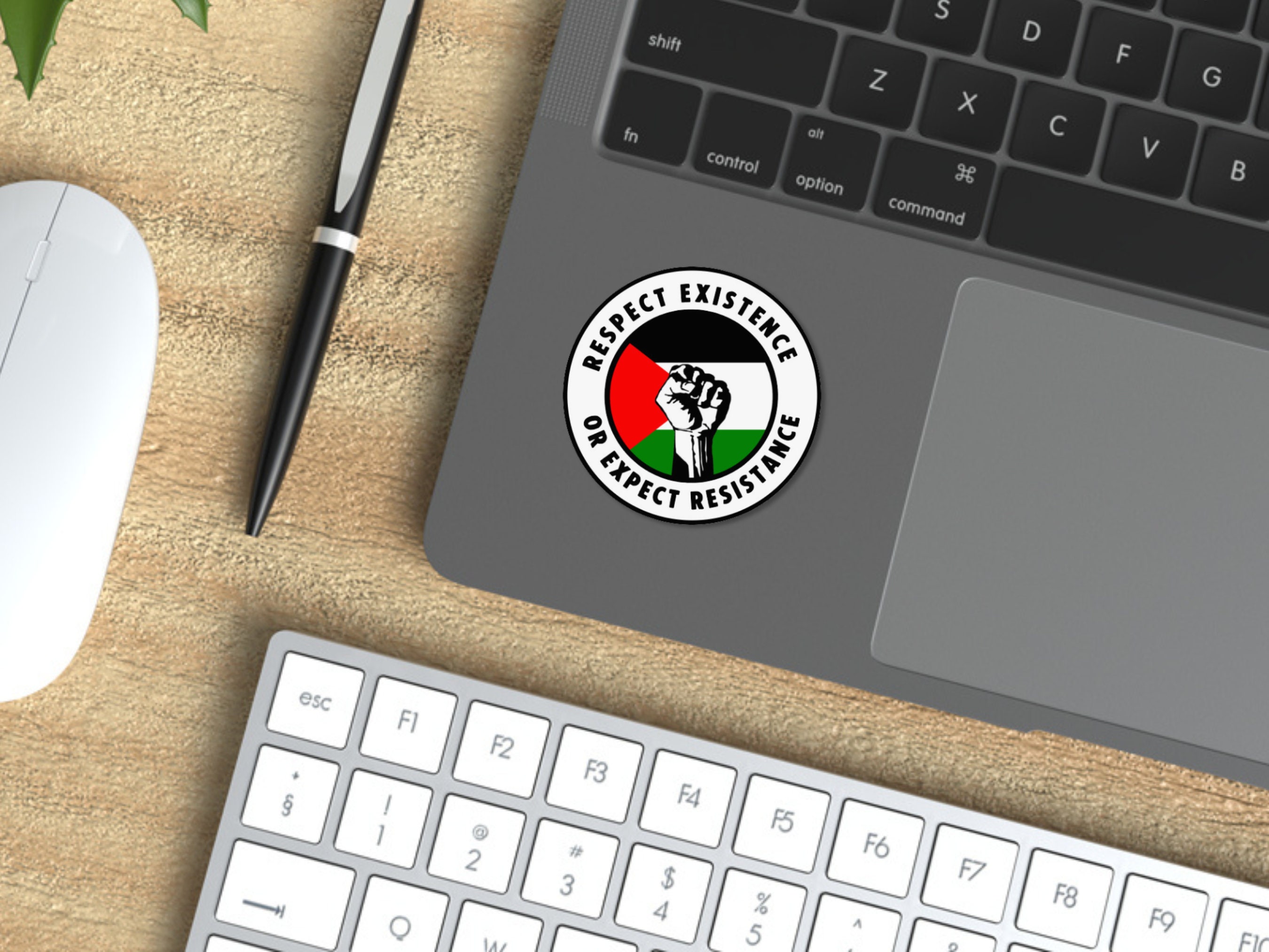 Respect Existence or Expect Resistance Pro-palestine Activism Hand-made ...