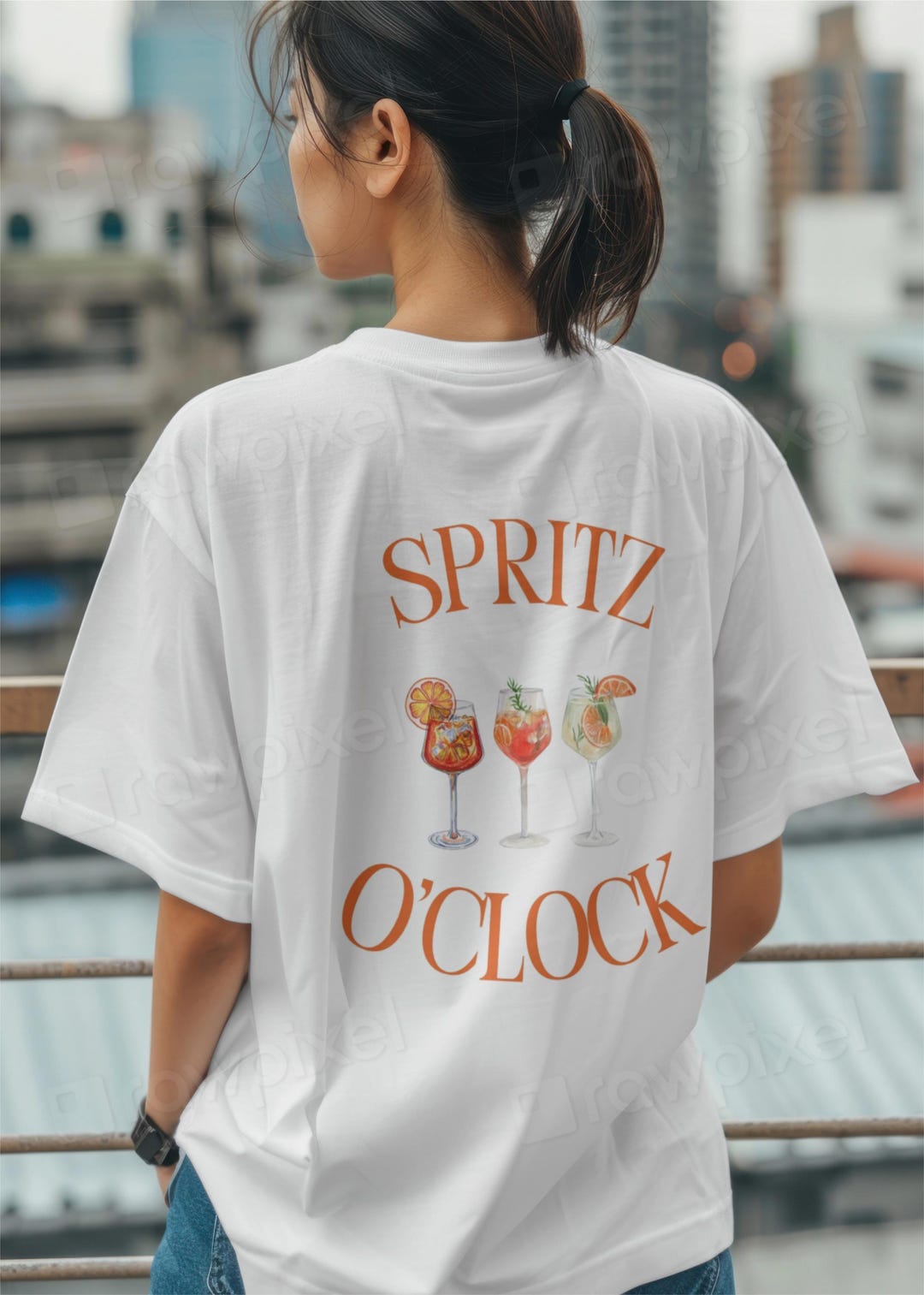 Spritz O'clock Aperol Spritz Unisex Softstyle T-shirt, Summer Cocktail ...