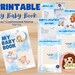 Printable Baby Book PLR Memory Book Baby Journal Digital Download Boy ...