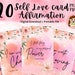 20 Self Love Printable Affirmation Card, Positive Affirmation Card ...