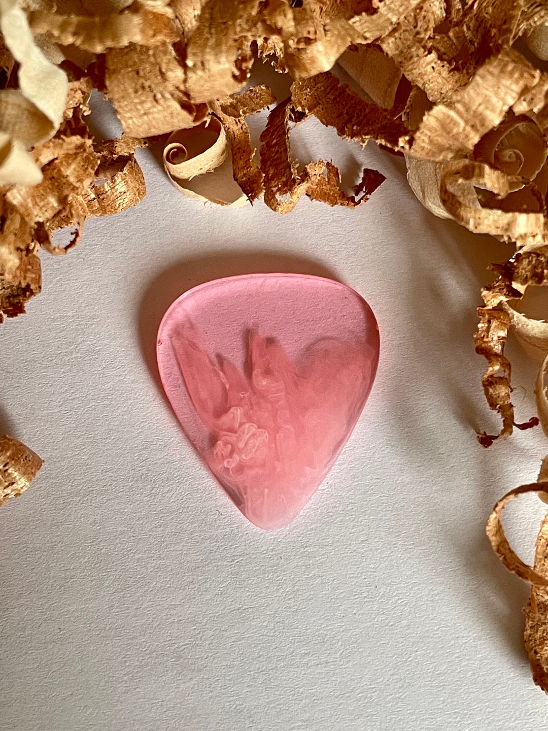 Guitar Pick wavy Pink - Etsy