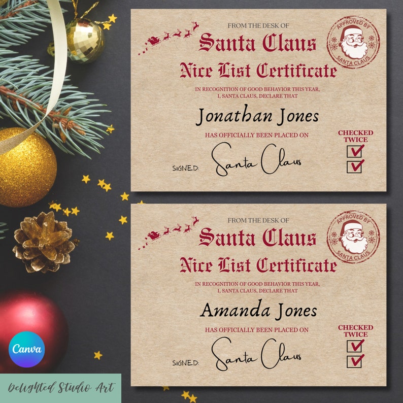 Editable Letter From Santa Claus, Christmas Letter, North Pole Mail ...