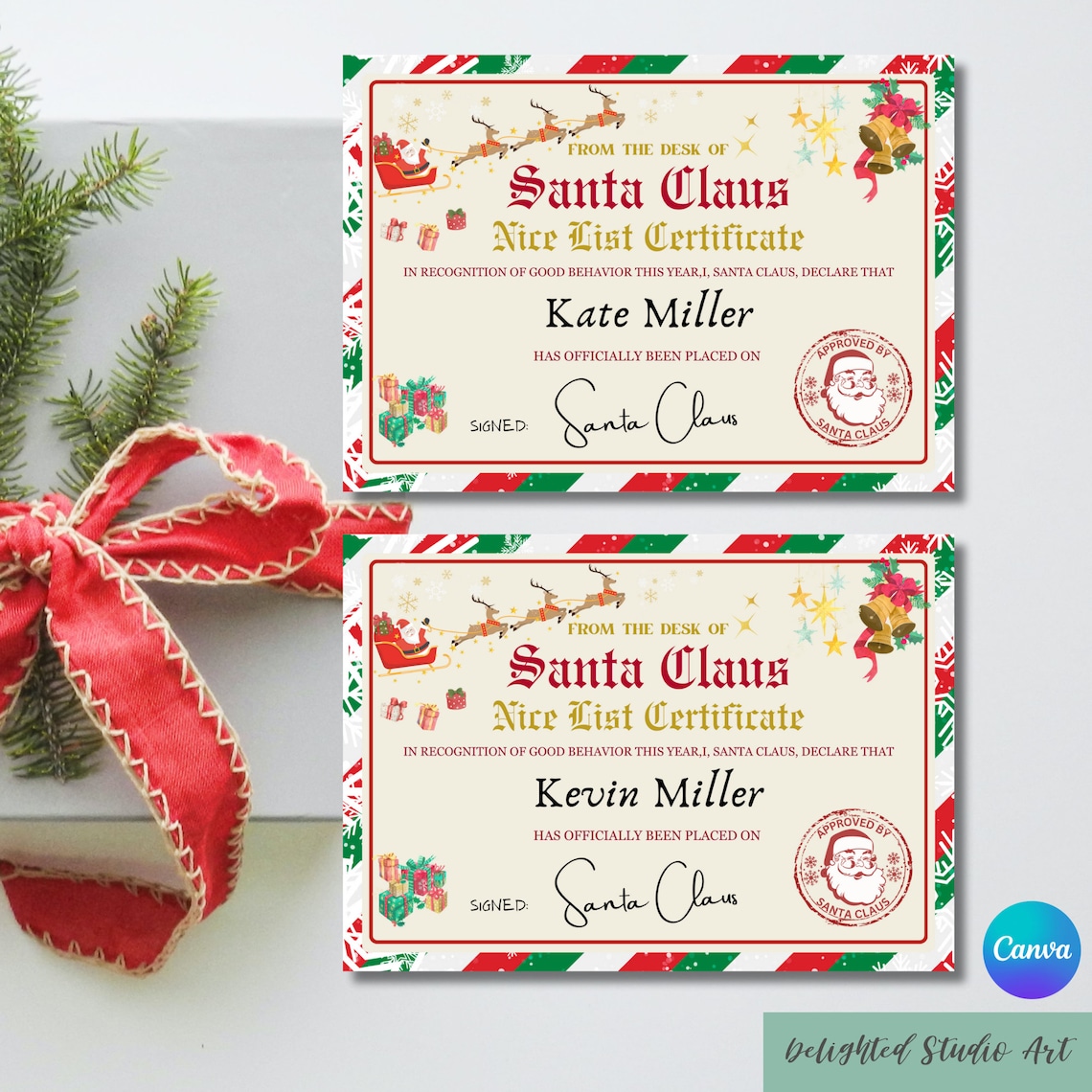 Editable Letter From Santa Claus, Christmas Letter, North Pole Mail ...