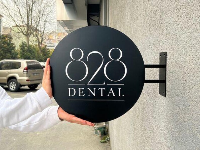 Logo Sign Customwall Mounted Store Signcustom Aluminum Double Side Sign ...