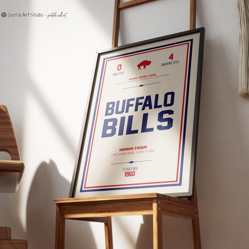 Buffalo Bills Poster - Etsy