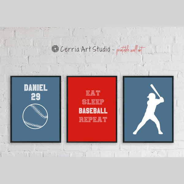 Baseball Decor for Boys Room - Etsy
