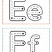 Alphabet Tracing Cards, Alphabet Letter Practice, Preschool Letter ...